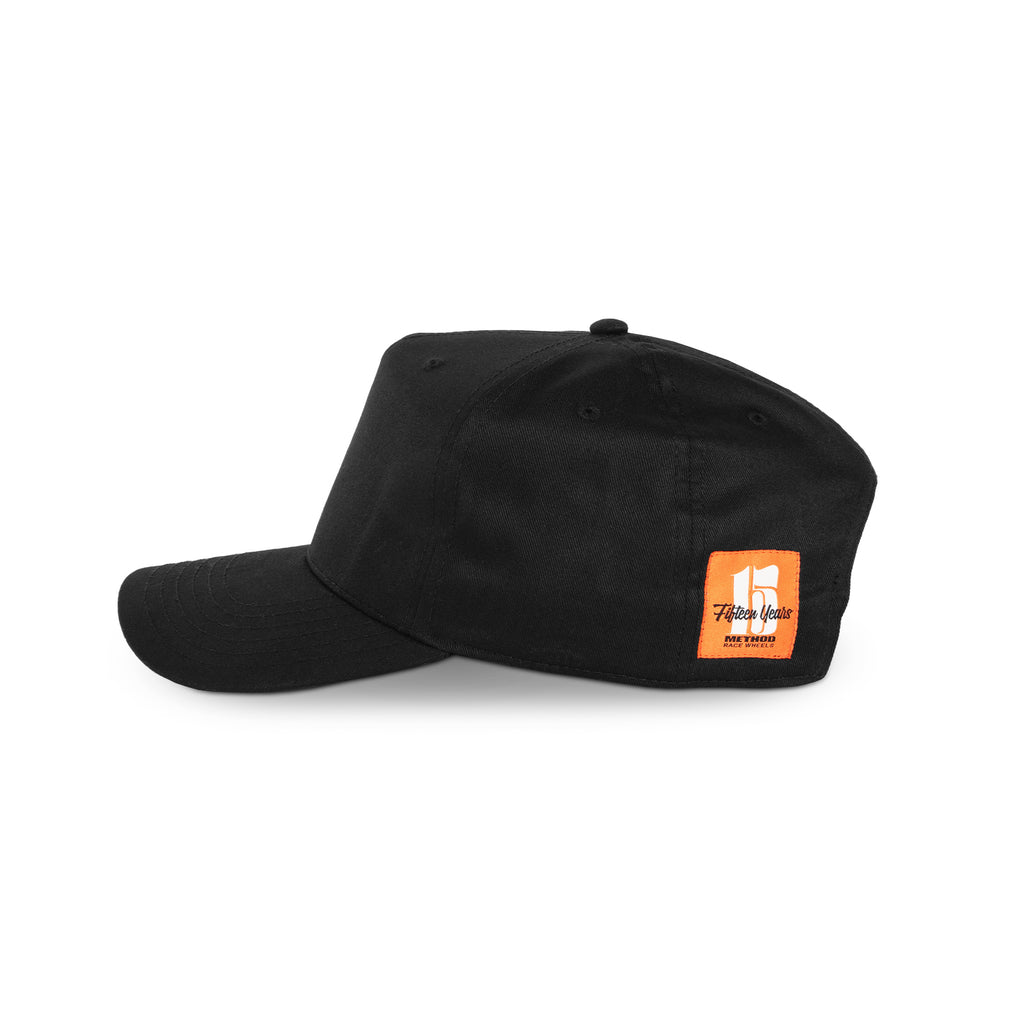 Method 15 Year Curvebill Hat | Snapback | Black – ap-h0075 – Method ...