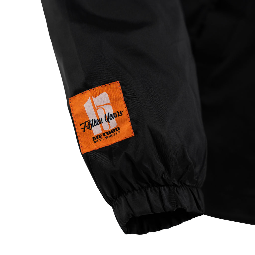 Method 15 Year Coach's Jacket | Black – AP-O2908 – Method Race Wheels