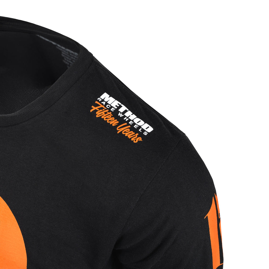 Method 15 Year Tee | Black – AP-T10008 – Method Race Wheels