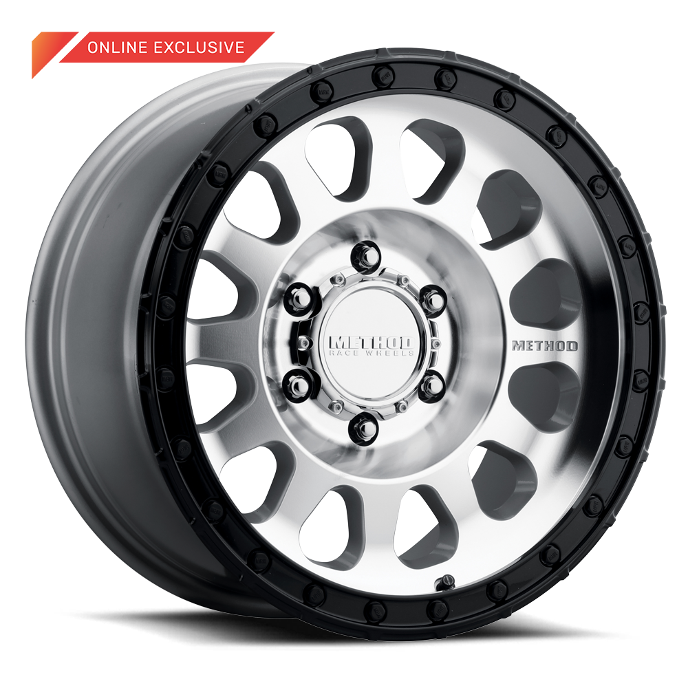 315 | Machined - Gloss Black Lip – MR315785501600 – Method Race Wheels
