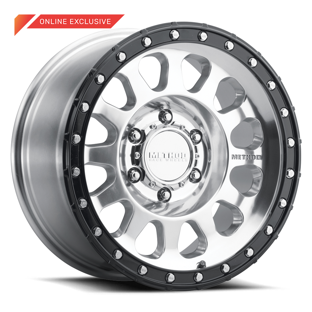 315 | Polished - Gloss Black Lip – MR315785161700 – Method Race Wheels