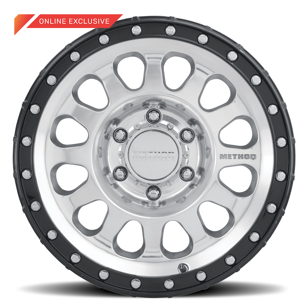 315 | Polished - Gloss Black Lip – MR315785161700 – Method Race Wheels