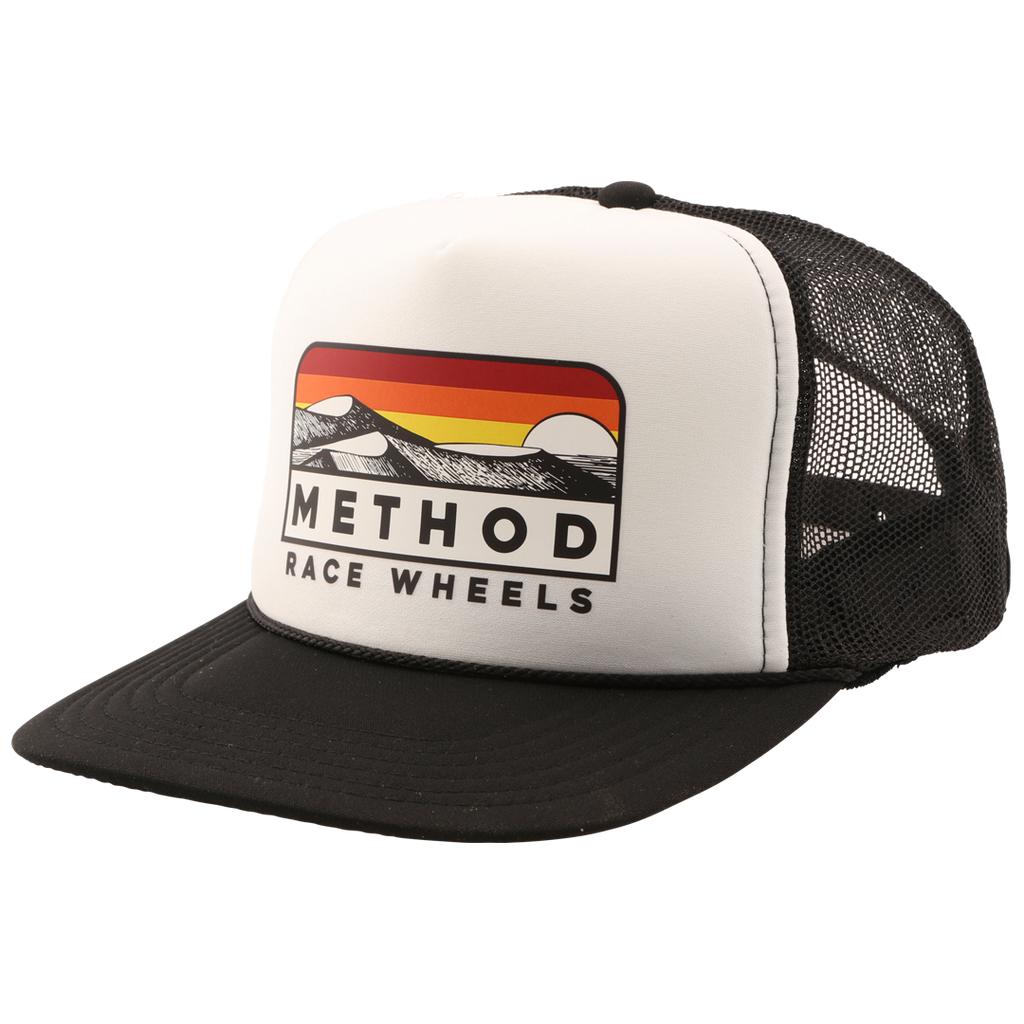 Method Duner Trucker Hat | Snapback | White - Black – AP-H0013 – Method ...