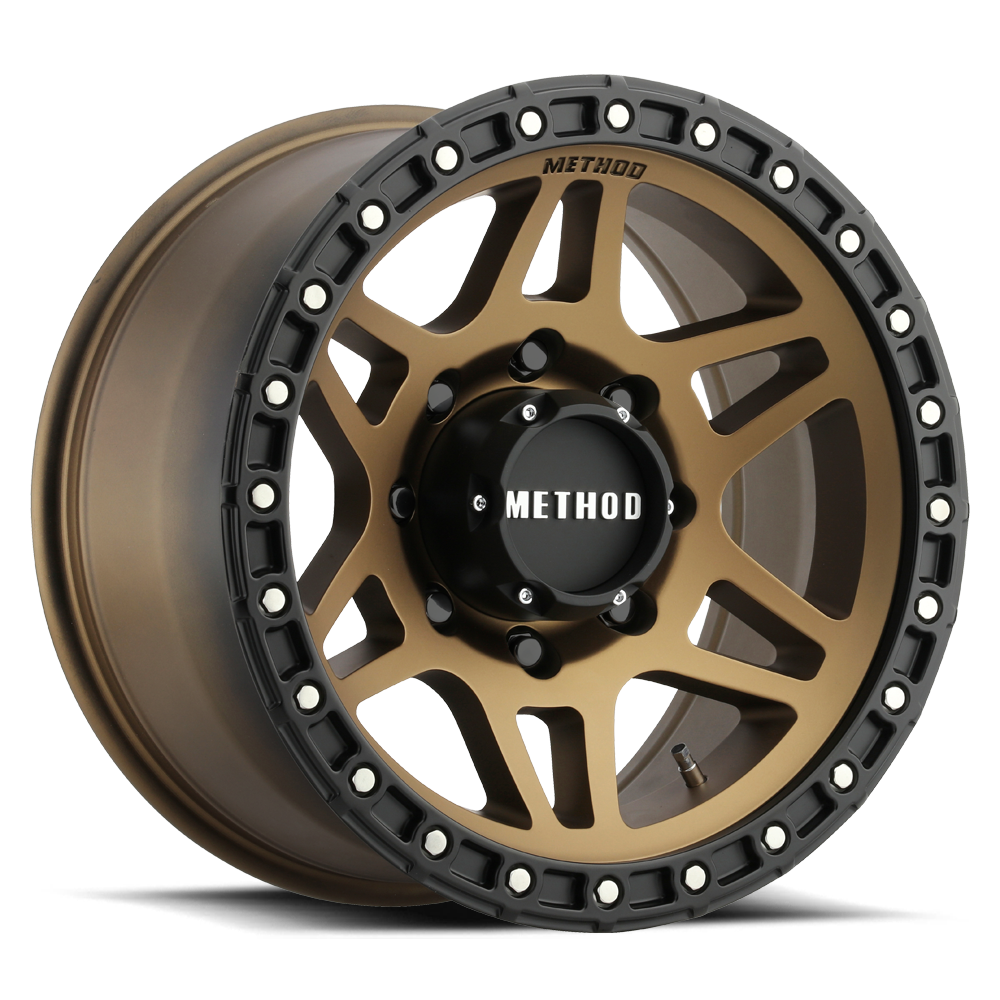 312 | Method Bronze® - Matte Black Lip – MR31278550900 – Method Race Wheels